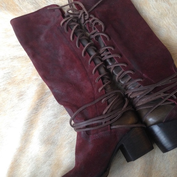 Freebird by Steven | Shoes | New Freebird By Steven Coal Boots Wine ...